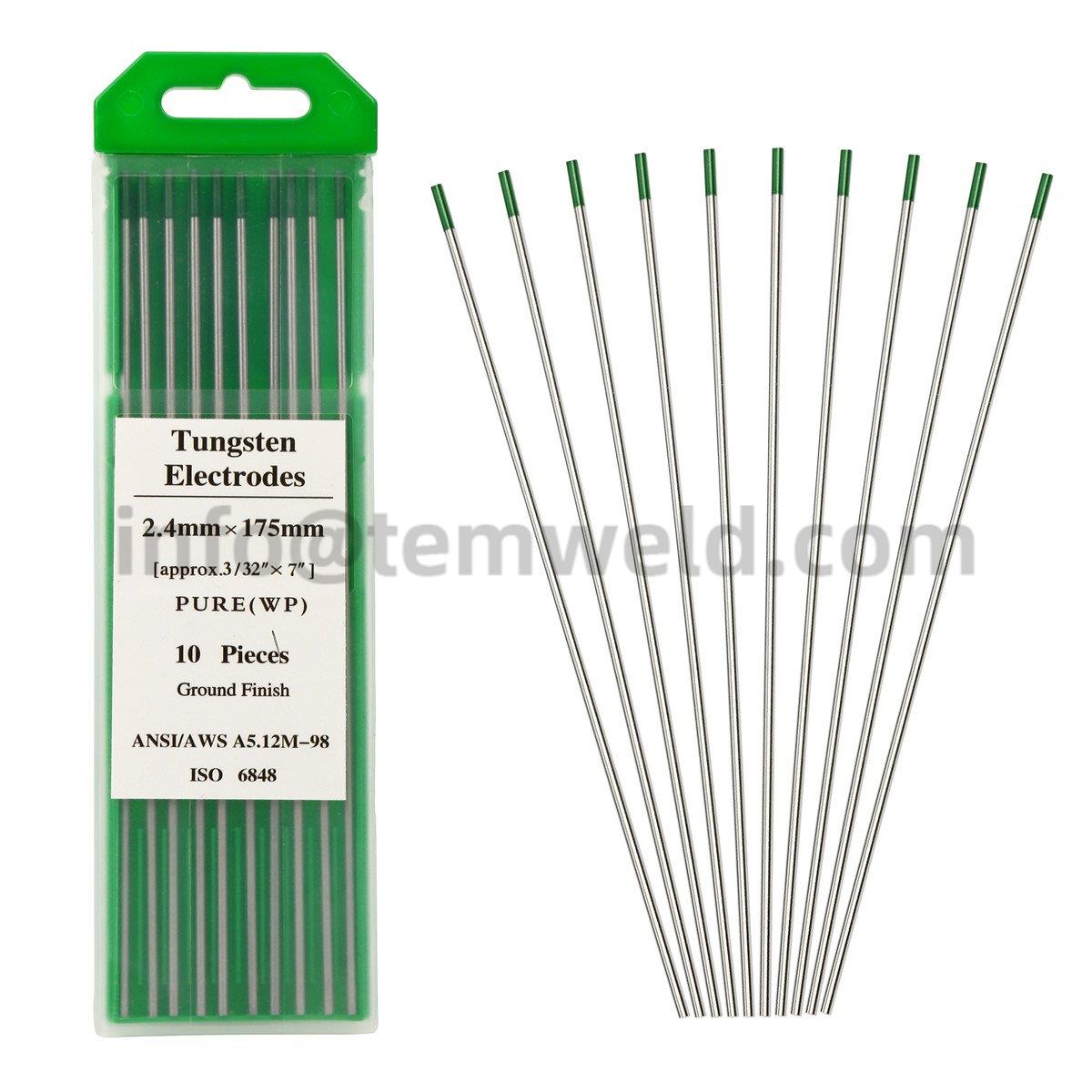 WP Pure Tungsten Electrodes - web