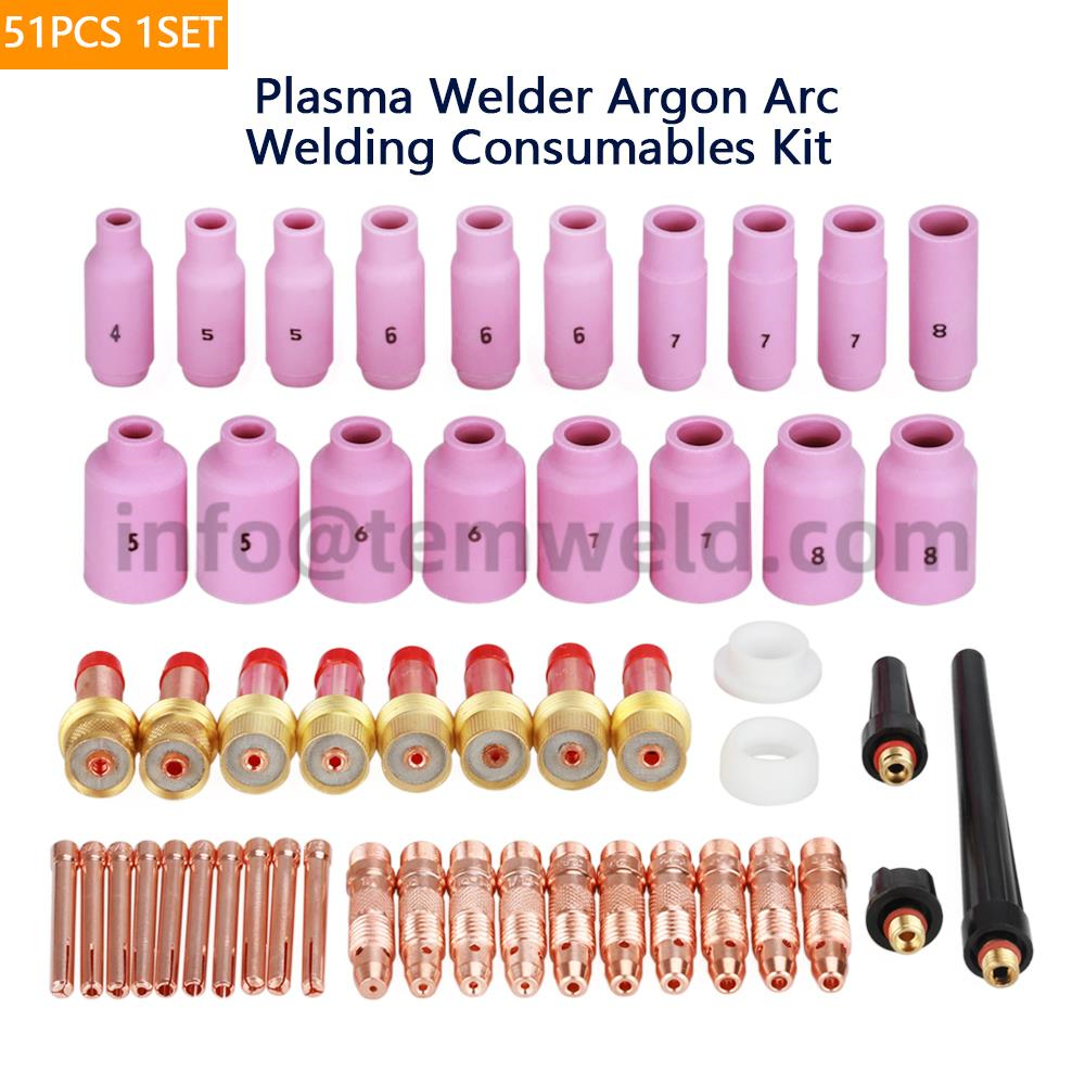 Argon arc welding consumables kit - web