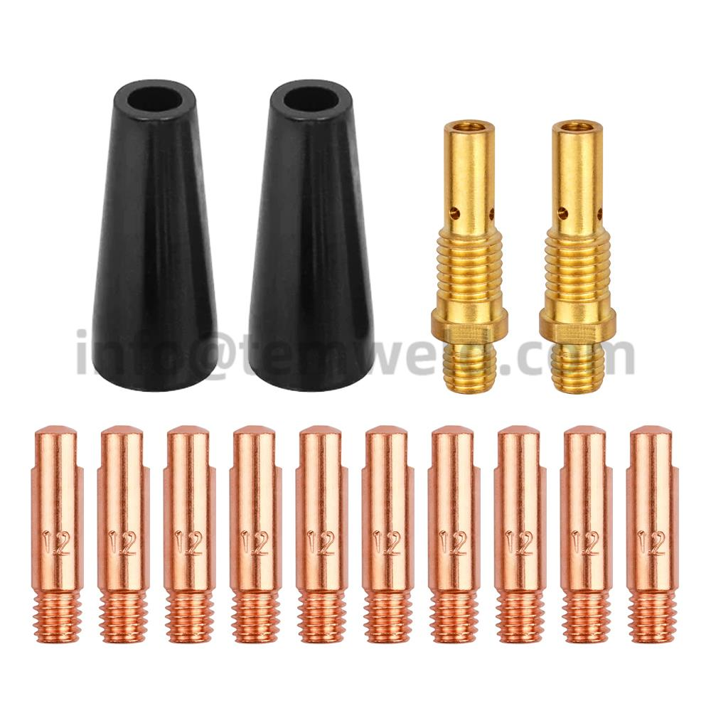 7/14PCS Flux Cored Gasless Nozzle Nozzle Kit KP1939-1 Airless Nozzle ...
