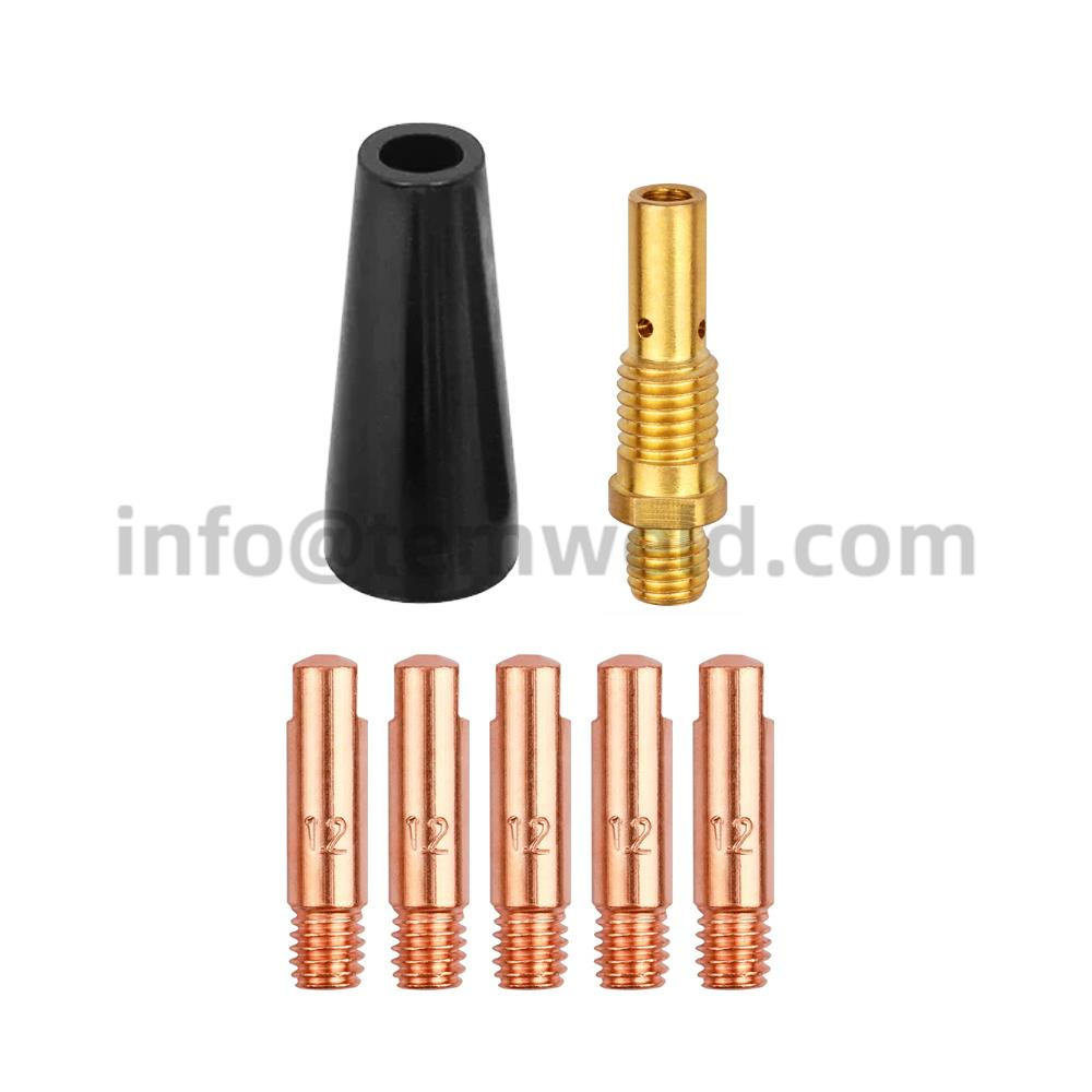 7/14PCS Flux Cored Gasless Nozzle Nozzle Kit KP1939-1 Airless Nozzle ...